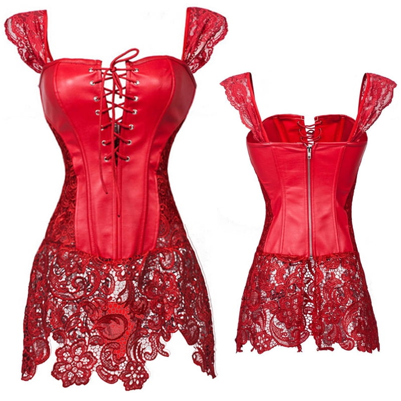 MISS MOLY Sexy Lingerie Corset Top for Women Steampunk Breathable Waist ...