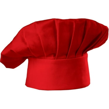 Chef Hat Adult Adjustable Elastic Baker Kitchen Catering Wear Cooking ...