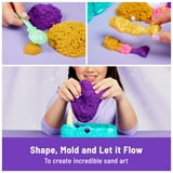 Kinetic Sand Mermaid Crystal Treasure Shimmer Playset with Tools and ...