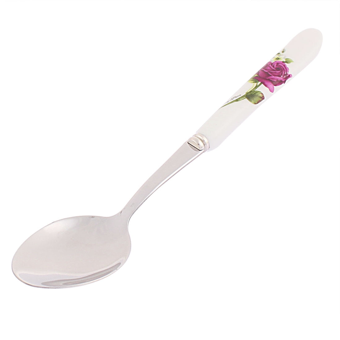 Click here for Unique Bargains Rose Pattern Ceramic Handle Dinner... prices