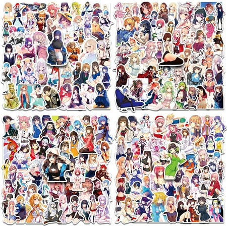 200 PCS Cute Anime Girl Stickers ,Water Bottle Sticker Pack for Adults ...
