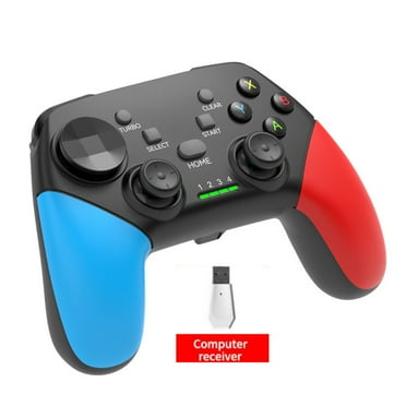 Wireless PC Gaming Controller, Computer-Compatible with Dual-Vibration, Steam Joystick Gamepad ...