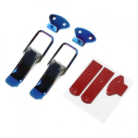 FLAMEEN Universal Car Hood Lock Clip Quick Latch Clamp Hook Small Size ...