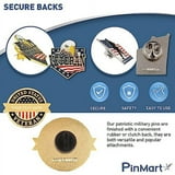 PinMart Proudly Served Veteran Pin – Patriotic American Lapel or Hat ...