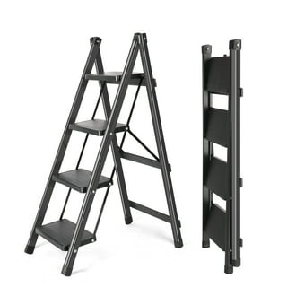Tanfix Ladder-Aide, 11.4-18" Adjustable Height, Foldable Heavy-Duty ...