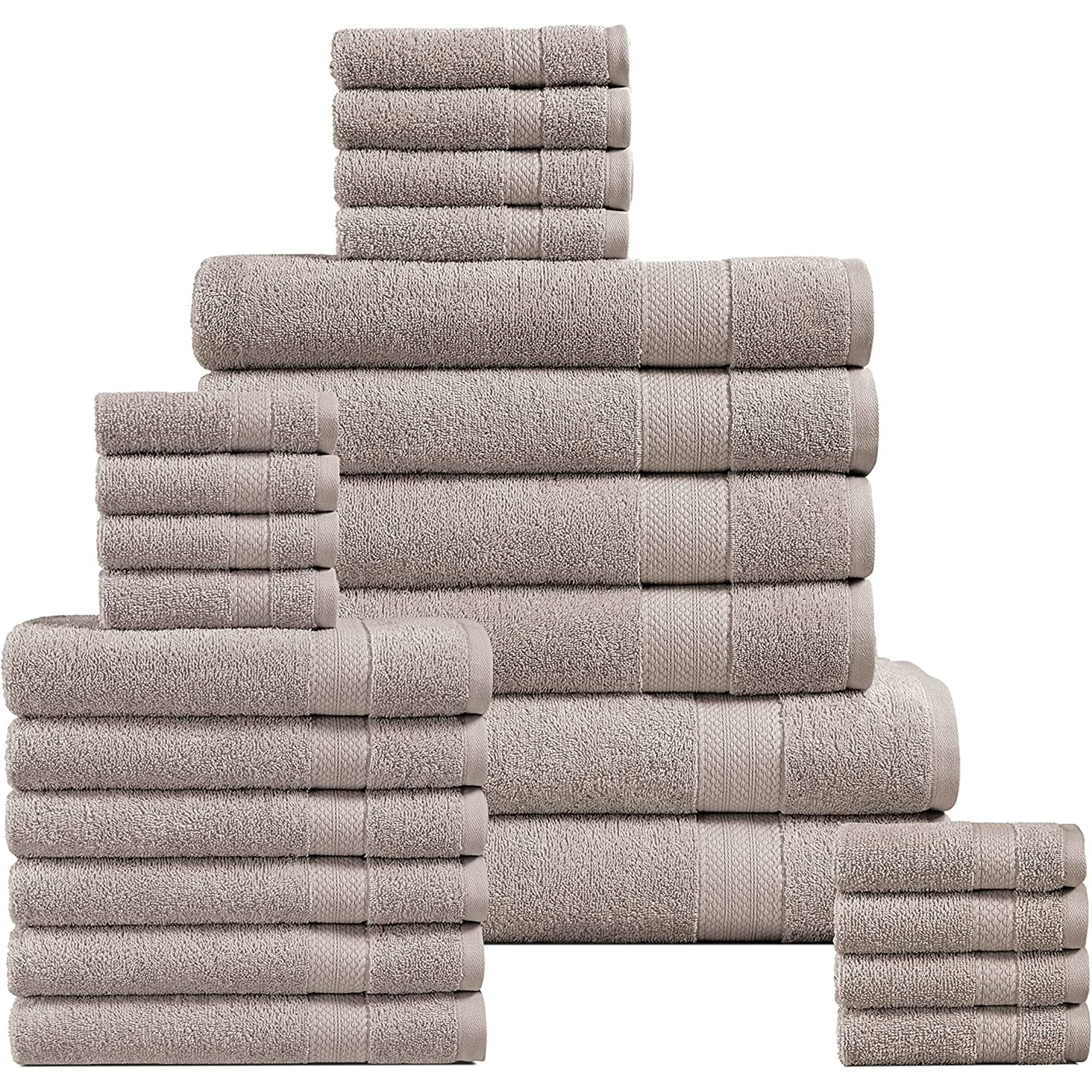 Click here for Gfdyree 24 Pc Bath Towels For Bathroom Set - 100 C... prices