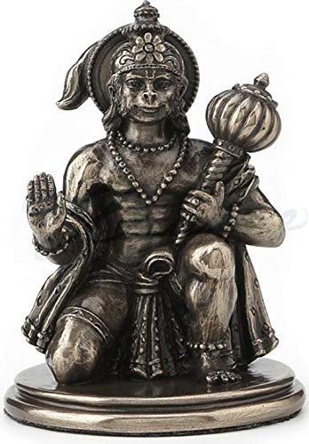 Veronese Design Mini Hanuman Statue - Hindu God of Strength Figurine 3. ...