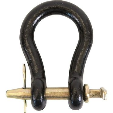 Lehigh Group 3/4" Straight Clevis, Forged Steel, Black Powder Coated ...