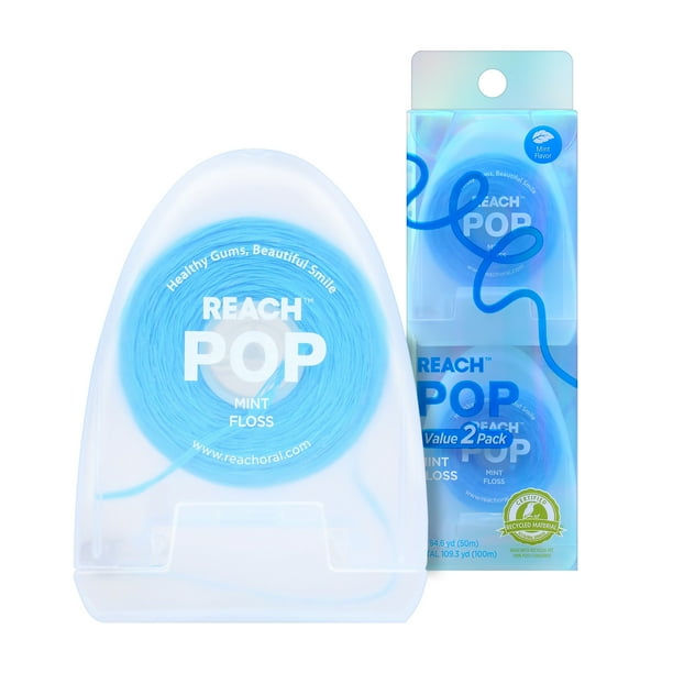 New REACH POP Dental Floss Value 2 Pack - Walmart.com