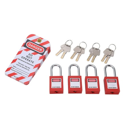 Lockout Tagout Locks, High Security Impact resistance Lockout Kit ...