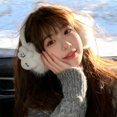 Aellinatey Lovely Plush Ear Protectors Snowman Design Winter Sport ...