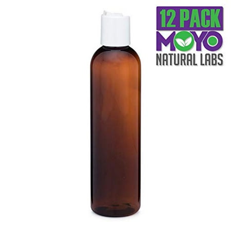 MoYo Natural Labs 8 oz Travel Bottles, Empty Travel Containers with Disc Caps, BPA Free PET ...