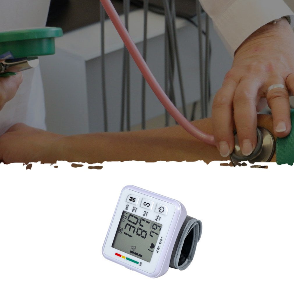 Blood Pressure Monitor No Voice Lcd Digital Display Medical Equipment 1 ...