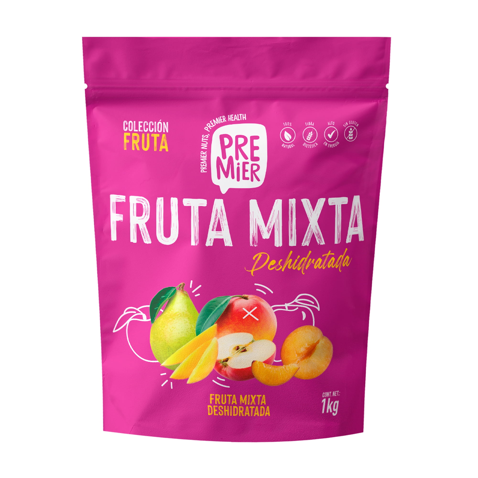 Fruta Deshidratada Mixta GRUPO PREMIER 1kg 100% Natural | Bodega ...