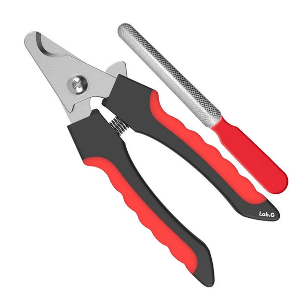 Cortauñas Mascota Con Lima Lab.G, Rojo Negro | Bodega Aurrera en línea