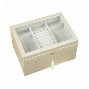 Hives and Honey Gold Table Top Jewelry Storage Chest for Women ...