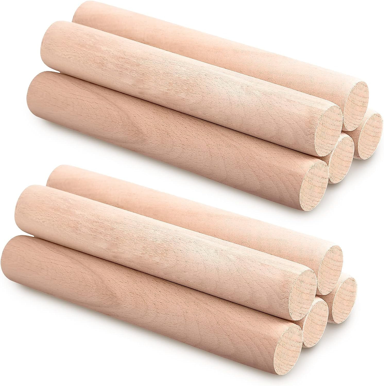 Small Wooden Rolling Pin, Dumpling Dough Roller Wooden Mini Rolling ...