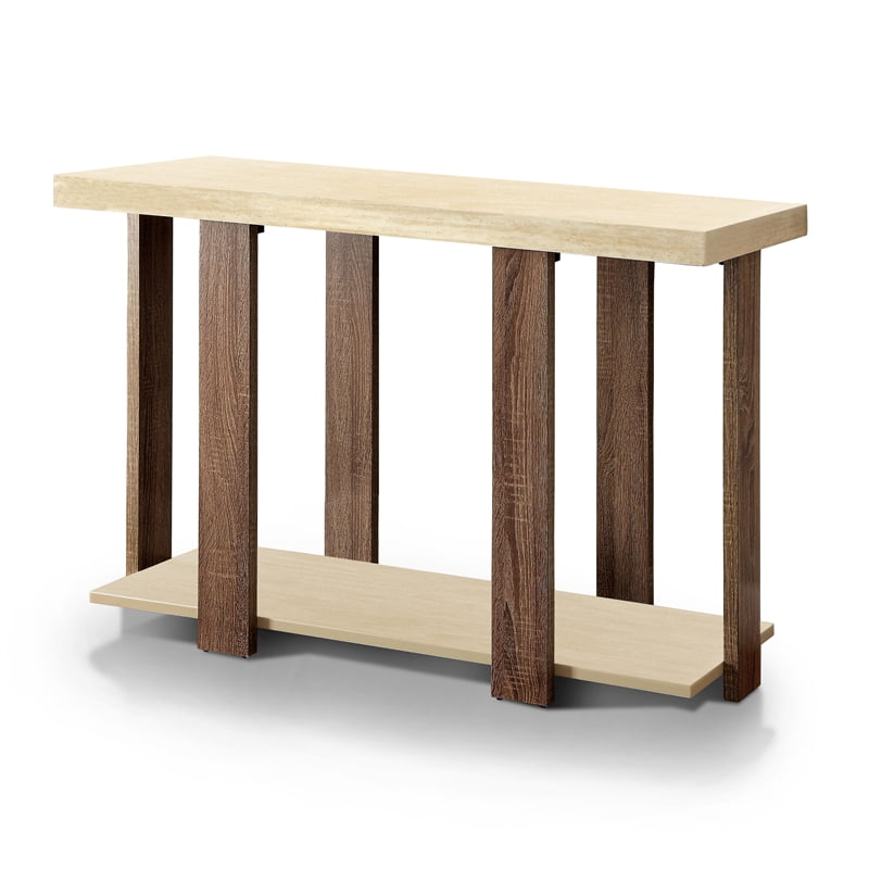 Furniture of America Haven Contemporary Wood 1-Shelf Console Table in ...