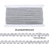 25 Yard Metallic Scroll Braid Trim Embellishment 3/8inch Wide Silver ...
