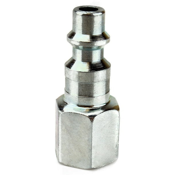 1/4" Female NPT Air Compressor Hose Quick Coupler Plug Industrial Style ...