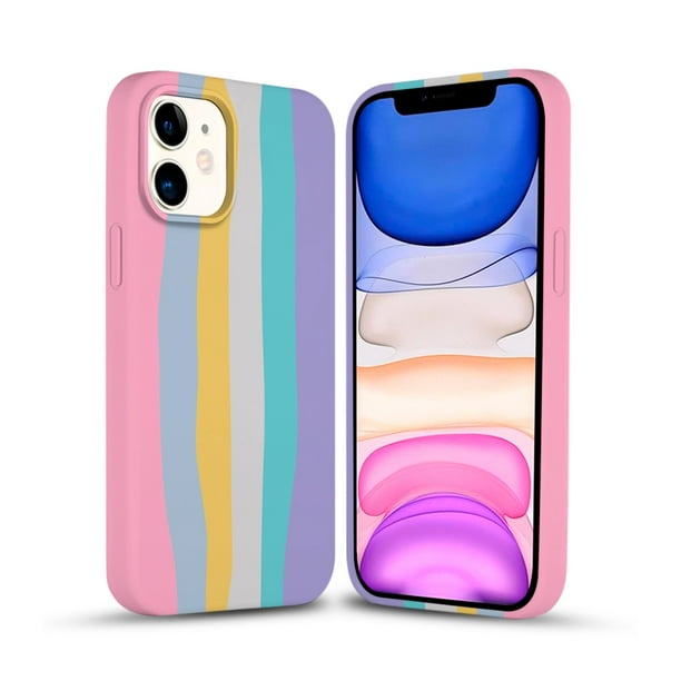 Funda de Protección para iPhone 11 / 11 Pro - Sovico - Silicón Arcoíris | Bodega Aurrera en línea