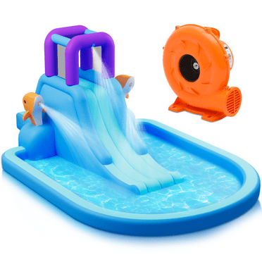 JumpOrange 19' Amazon River Commercial Grade Water Slide Inflatable ...