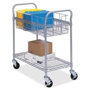 Safco 36"W Wire File Cart - Walmart.com