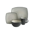 Gibson Elite Soho Lounge Modern 16-Piece Elegant Dinnerware Set, Square ...