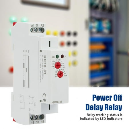 AMONIDA Off Timer Relay, 500Mw Mini Stable Off Delay Relay, Knob For ...