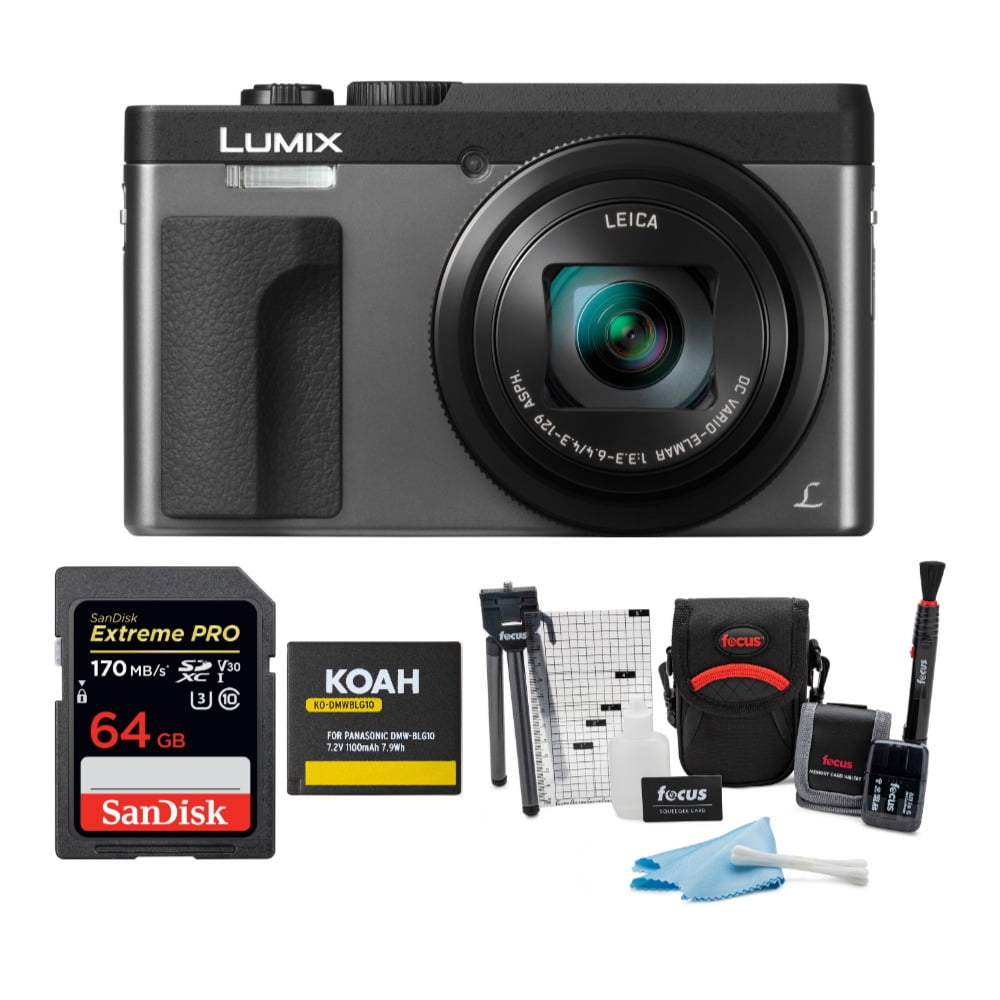 Panasonic LUMIX DC-ZS70S Digital Camera with 64GB Card and Accessory ...