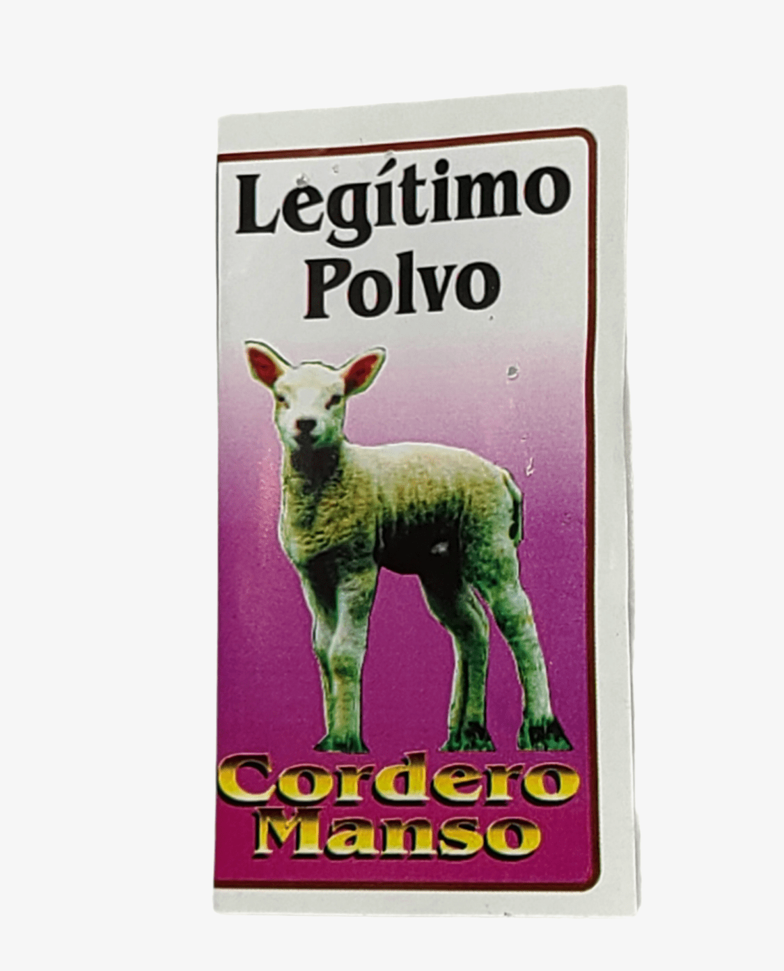 Legitimo Polvo Cordero Manso Genuine Meek Lamb Powder 1/2 OZ Pkt ...