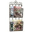 Magnificent Lyndhurst Wooden Magazine Rack Classic Cherry 18”Wx11.5 ...
