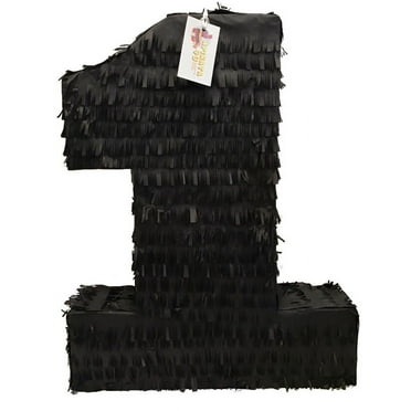 APINATA4U 20'' Tall Number One Pinata Gold Crown Wild Theme - Walmart.com