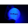 GoBright Blue LED Light Up Golf Balls - Ultra Bright Glow In the Dark ...