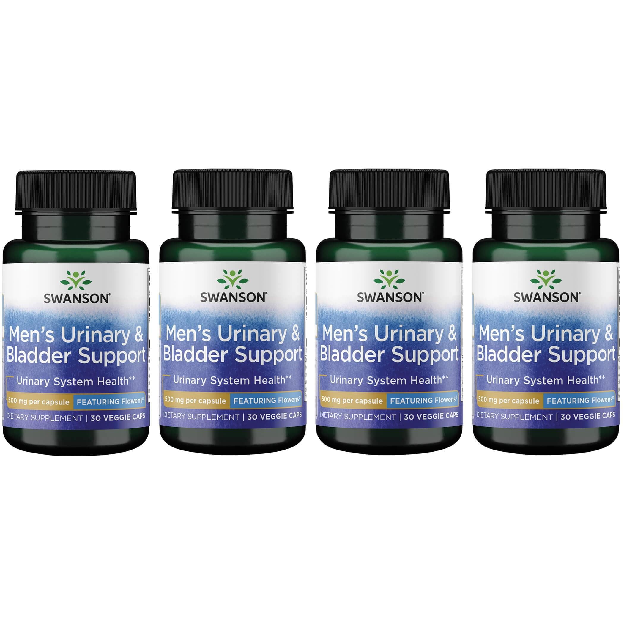 Swanson Men's Urinary and Bladder Support - Featuring Flowens 4 Pack ...