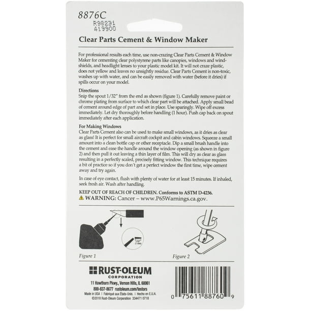 Model Master Clear Parts Cement- - Walmart.ca