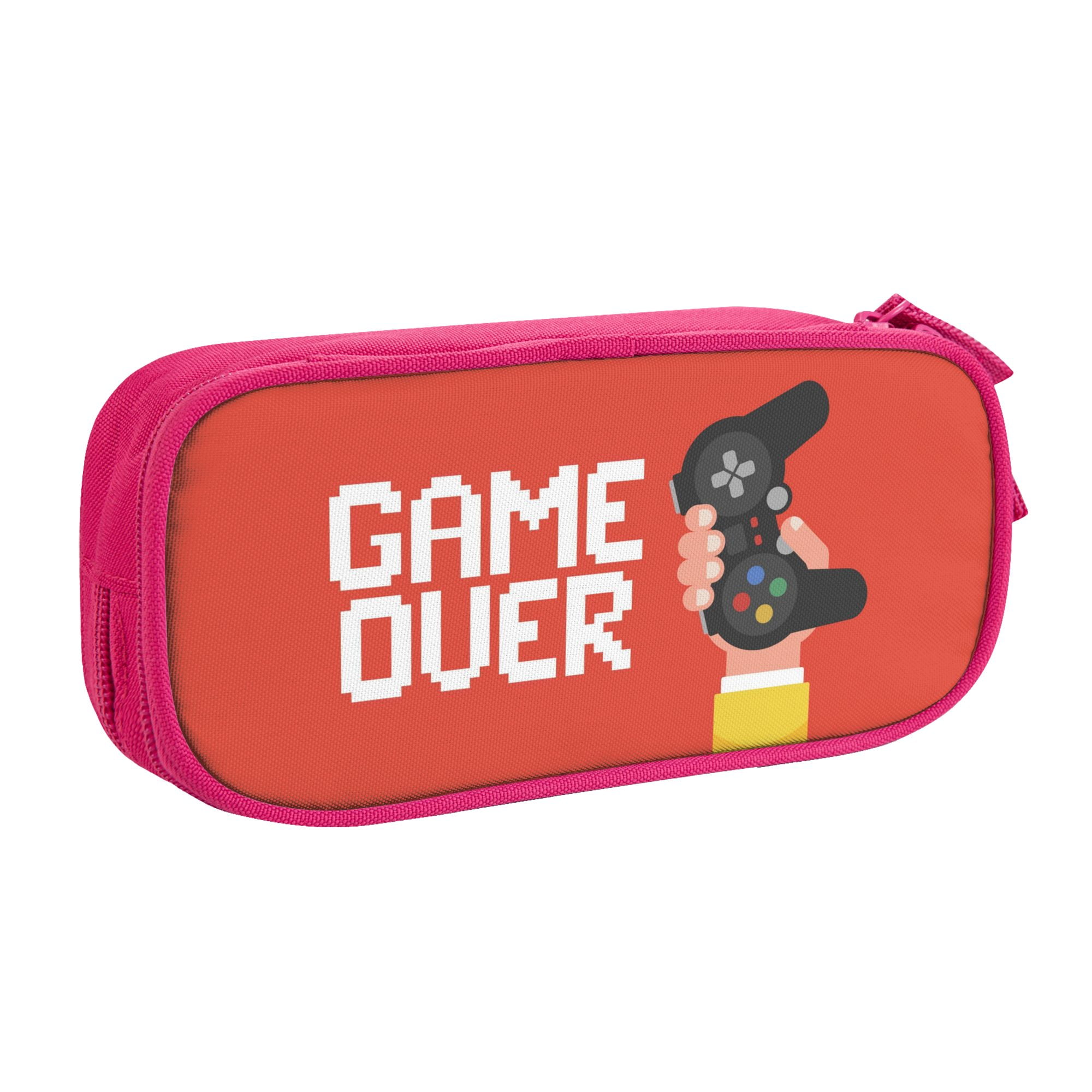 TEQUAN Large Capacity Pencil Case, Game Over Controller Pattern Pencil ...