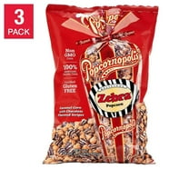 Popcornopolis Gourmet Zebra Popcorn, American Grown Non-GMO Corn, 24 ...