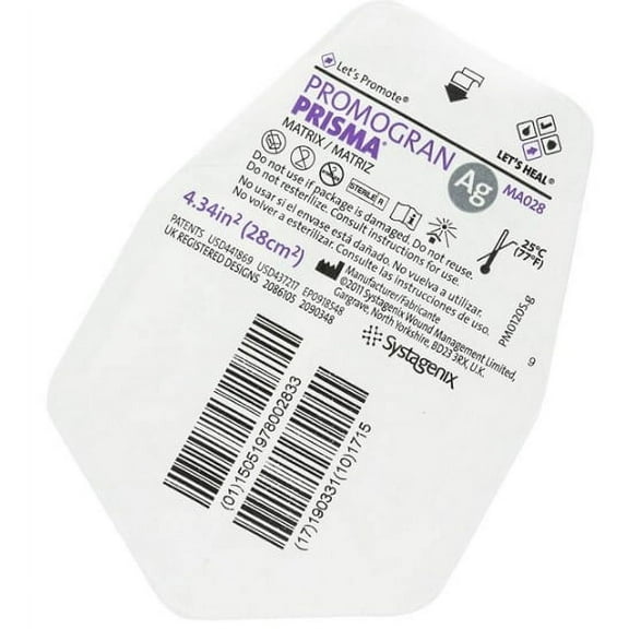 Promogran Prisma™ Matrix Ag 4.34in Wound Collagen Dressings Box/10 ...