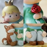 Resin Craft Crown Cartoon Little Prince Figurine Handmade Home Statue ...