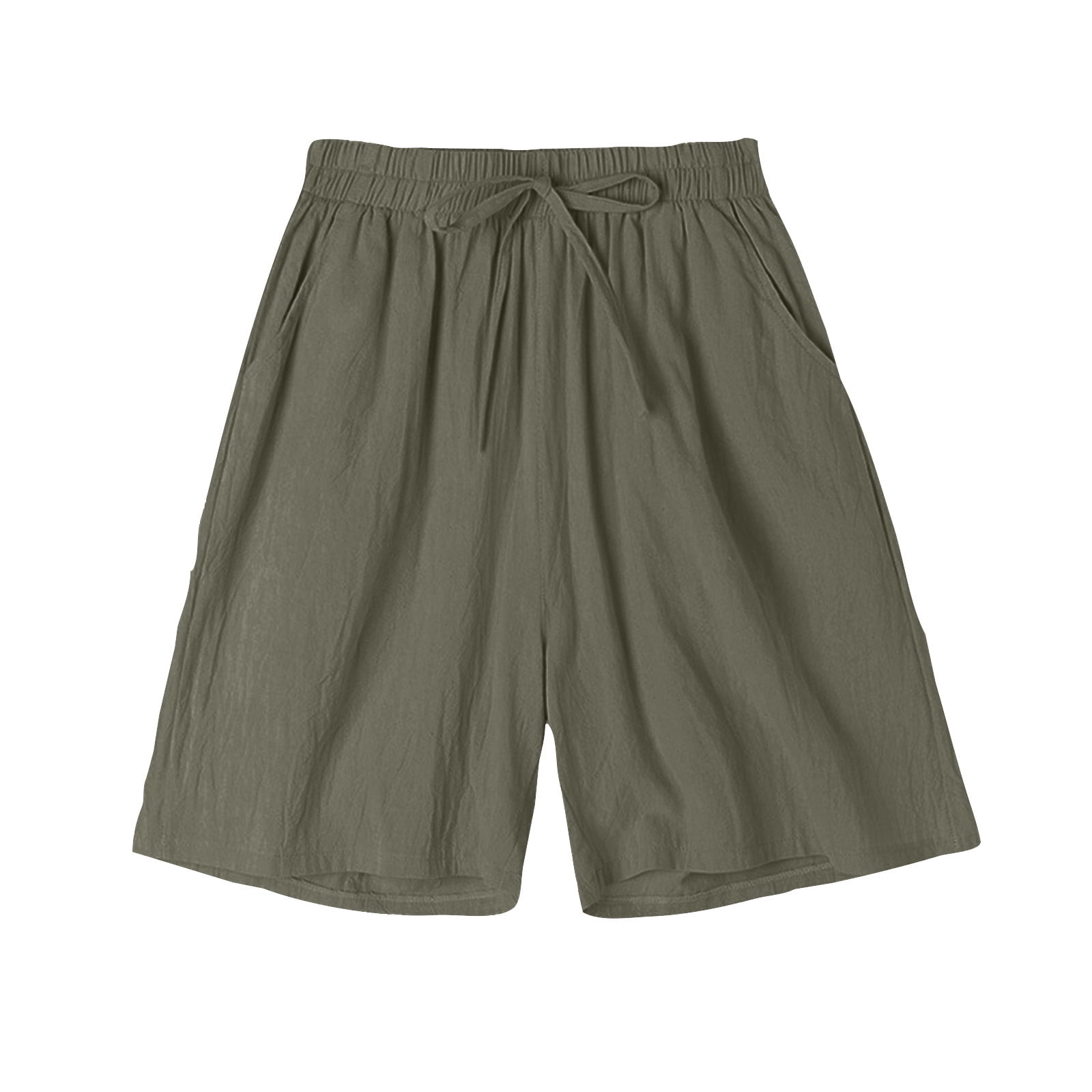 Click here for Lenpel Womens Bermuda Shorts Lightweight Elastic W... prices