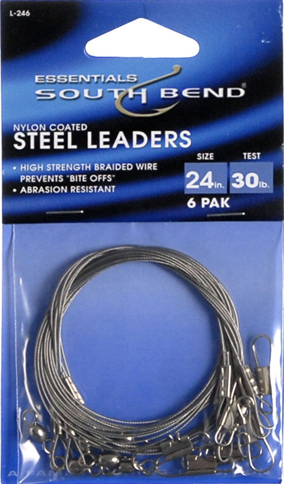 South Bend Nylon-Coated Steel Leader - Walmart.com