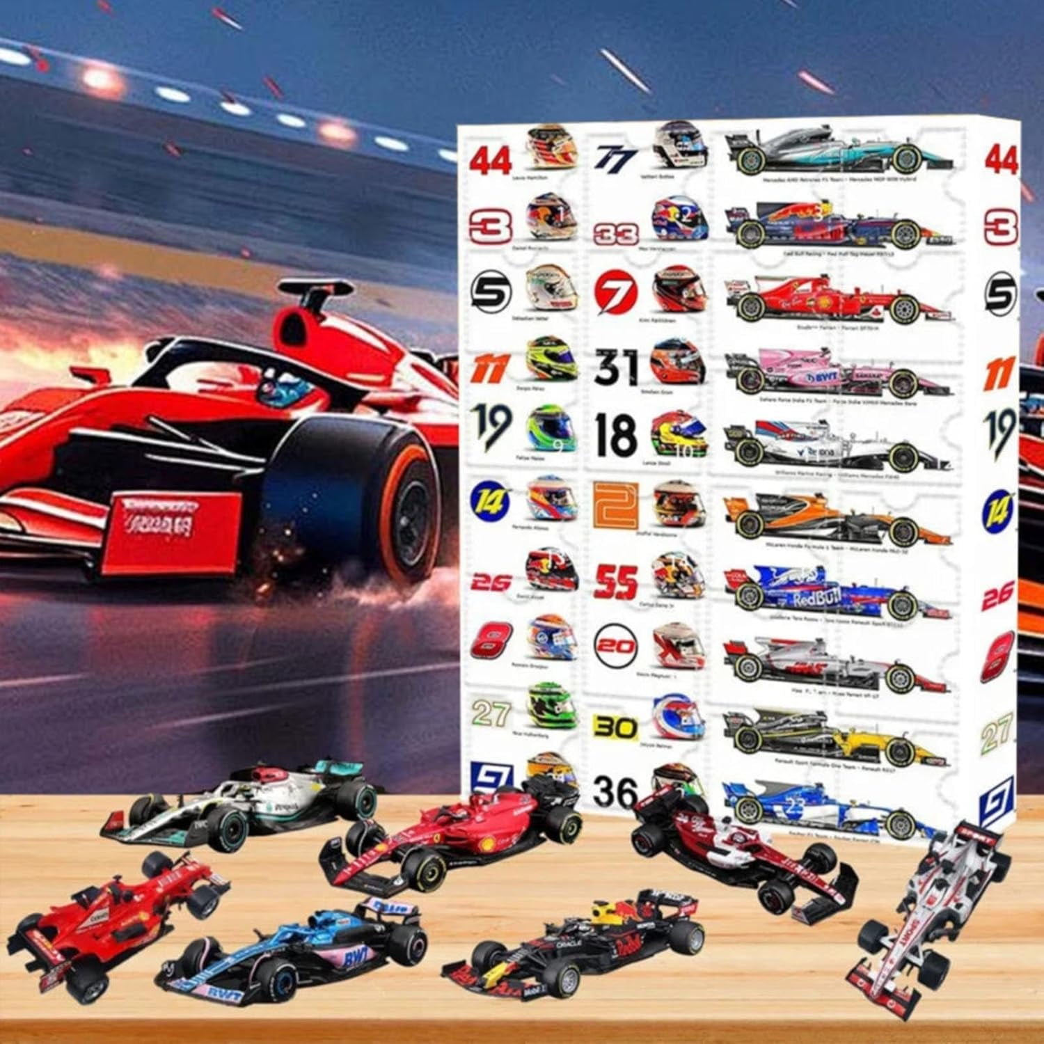 Click here for ‎xianswiv F1 Advent Calendar 2024  Racing Car Adve... prices