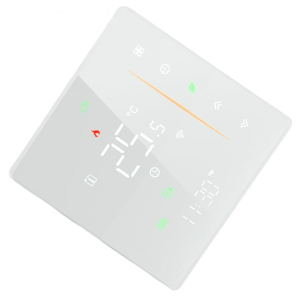 Smart Water Heating Thermostat, LCD Touch WIFI Voice Control ...