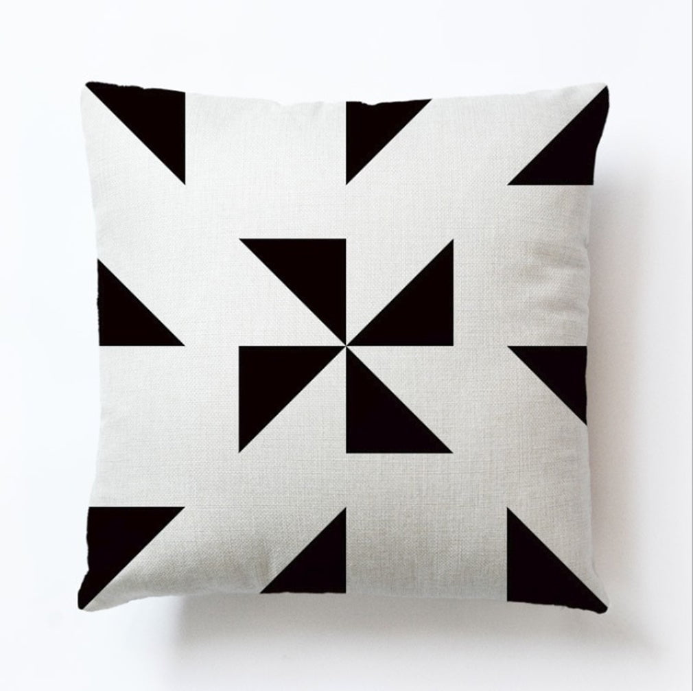 Square Cloth Pillow Covers with Geomatric Images - Walmart.com