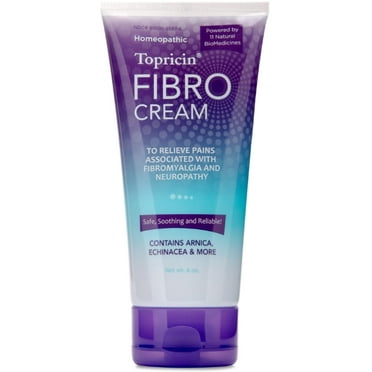 Topricin Natural Therapy Medicine Fibro Cream 6oz - Pain Relief for ...
