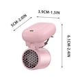 Clip On Hat Fan, Portable Wearable Mini Fan 3 Speeds USB Rechargeable ...