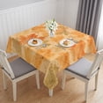 Autumn Maple Leaf Orange Gradient Table Cloth 60x60in, Waterproof ...