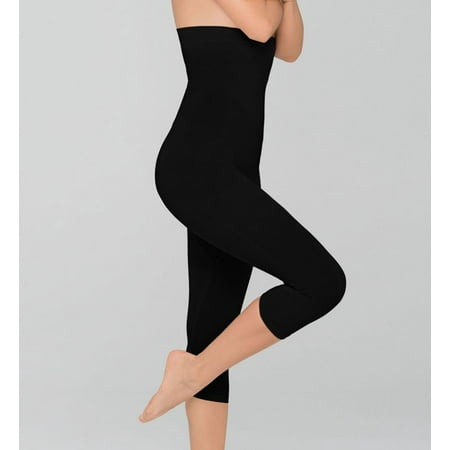 Women's Body Wrap 44851 The Catwalk High-Waist Capri Shaper (Black M ...