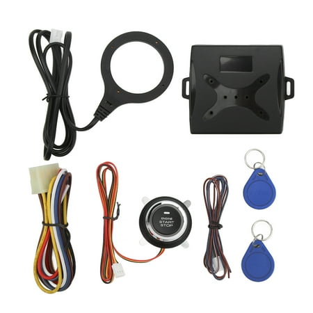 Push To Start Ignition Kit, One Button Start Stop Car Push Start System ...